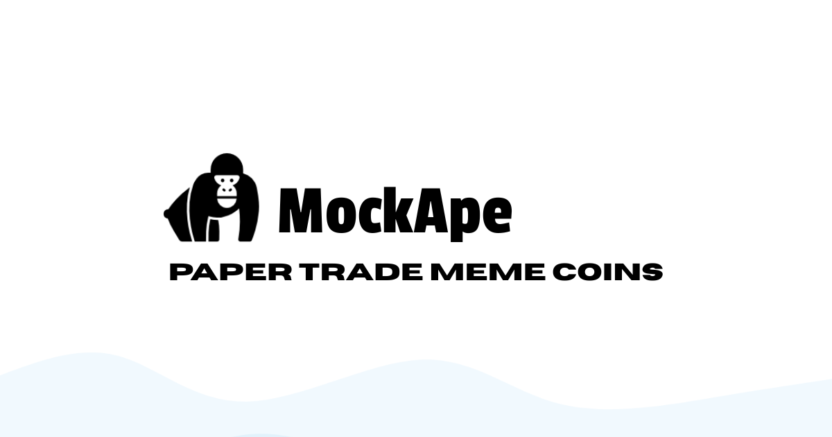 MockApe - Paper Trade Solana and BNB Meme Coins